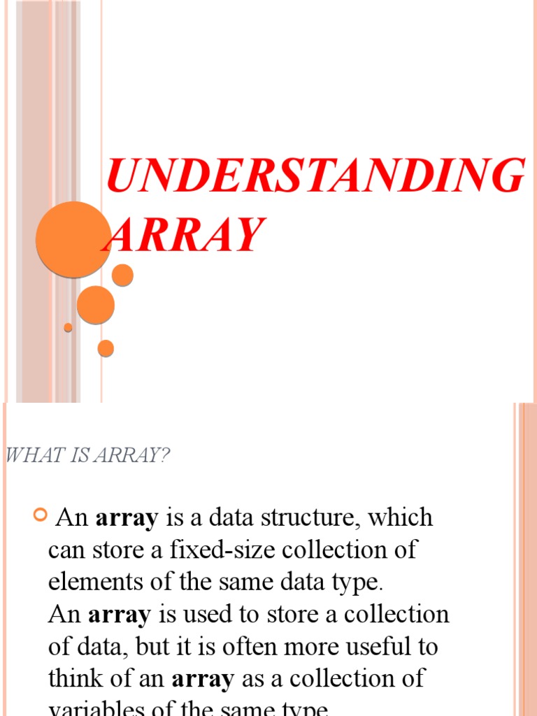 Understanding Array | PDF