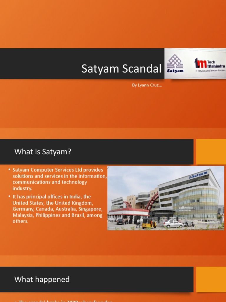 Satyam Scandal | PDF