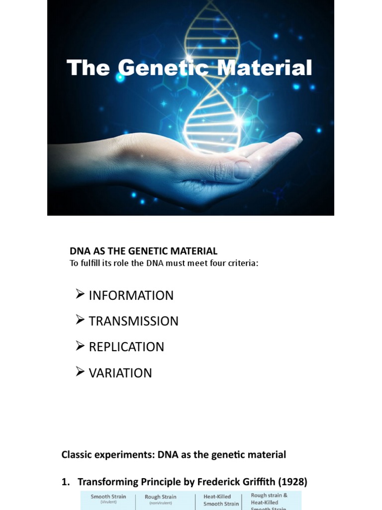 Genetic Material | PDF