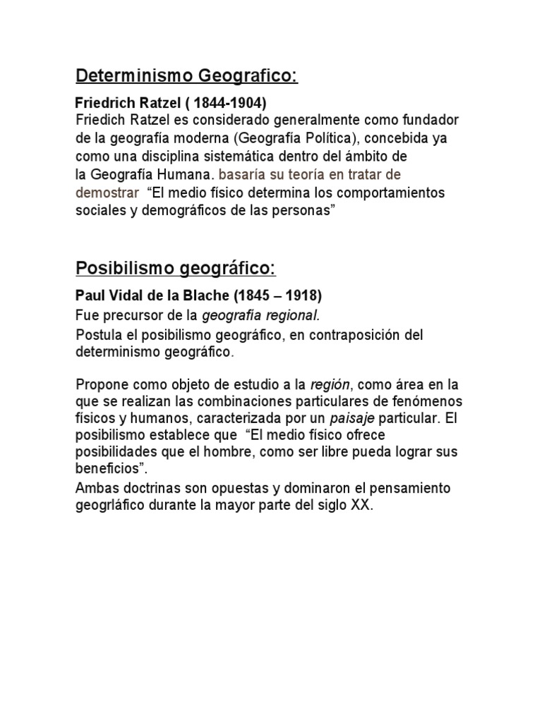 The Origins and Contrasting Views of Determinism and Possibilism in ...