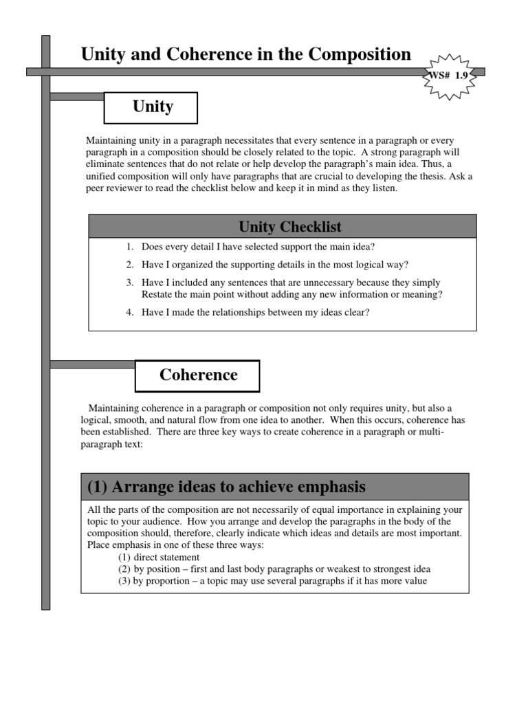 composition | Paragraph | Word