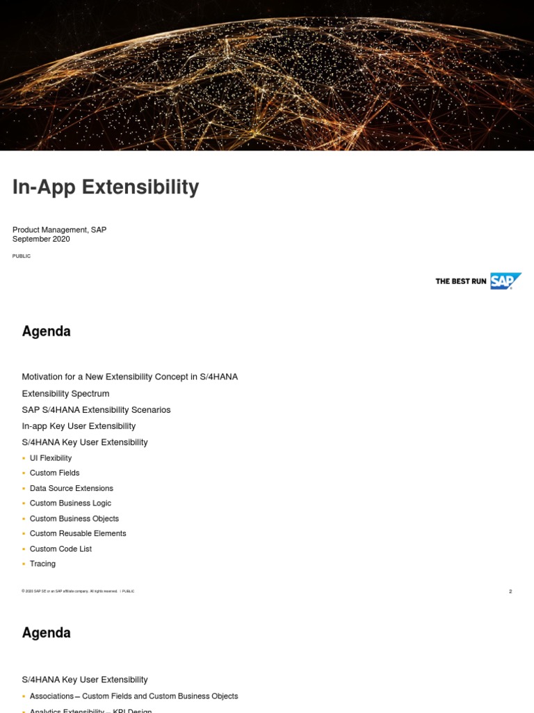 In-App Extensibility | PDF | Sap Se | Web Application