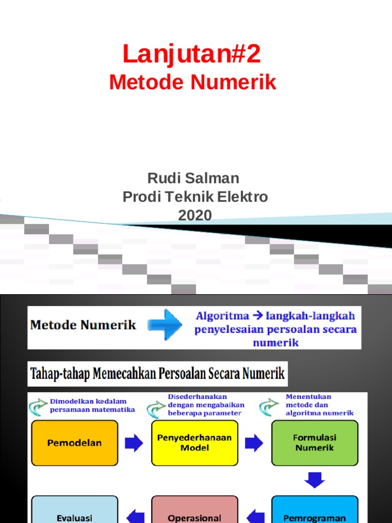 Kesalahan dalam Metode Numerik | PDF | Metode & Bahan Ajar