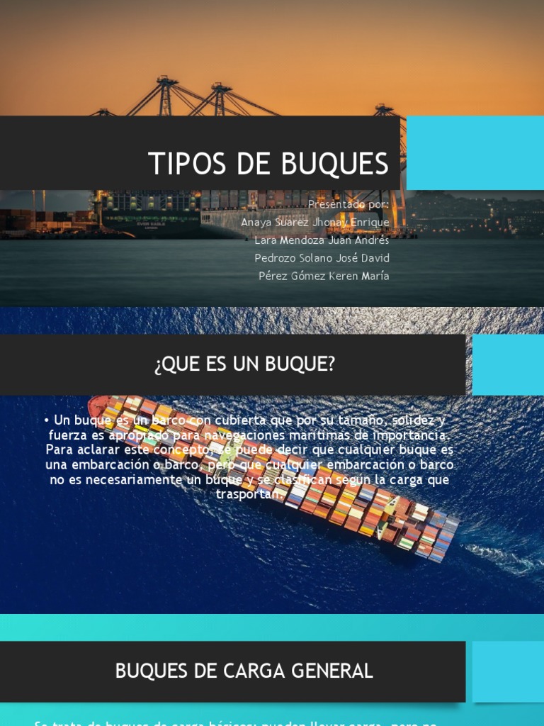 Tipos de Buques | PDF | Buques | Barcos