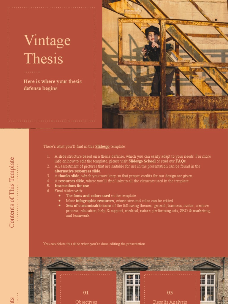 Vintage History Thesis by Slidesgo | PDF | Planets | Saturn