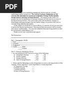 Food Taste Panel Evaluation Form 2 | PDF | Career & Growth