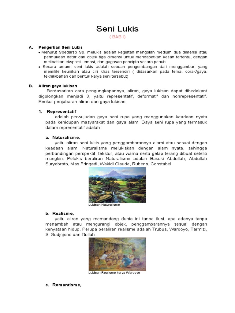 Seni Lukis | PDF