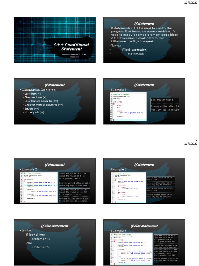 C++ If Statements Explained | PDF | Computer Science | Software Development