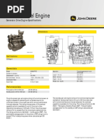 John Deere 6068H Power Unit Manual | PDF | Engines | Turbocharger