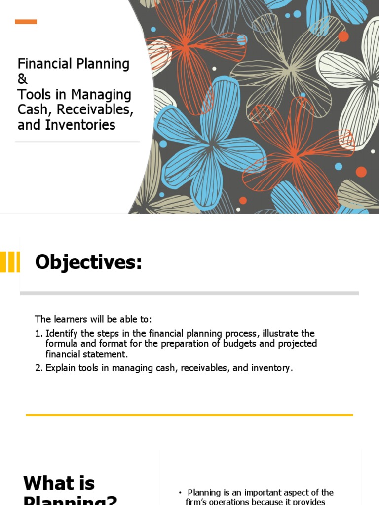 Financial Planning and Tools | PDF | Inventory | Credit