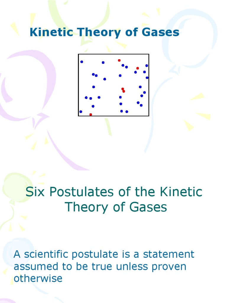 PHY 103 Kinetic Theory of Gases | PDF | Gases | Collision