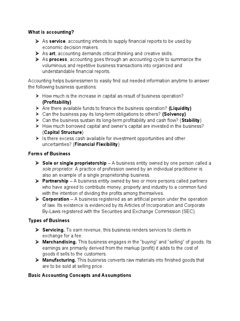 Basic Accounting Principles-Note | PDF | Balance Sheet | Equity (Finance)