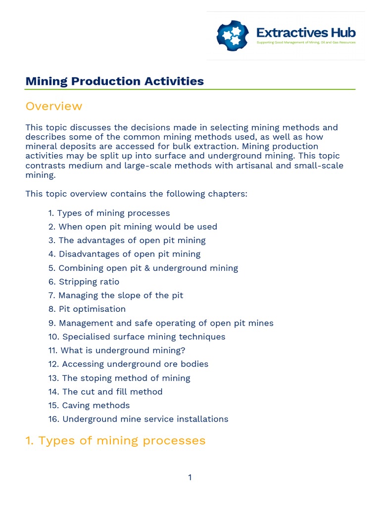 Surface and UG | PDF | Mining | Science
