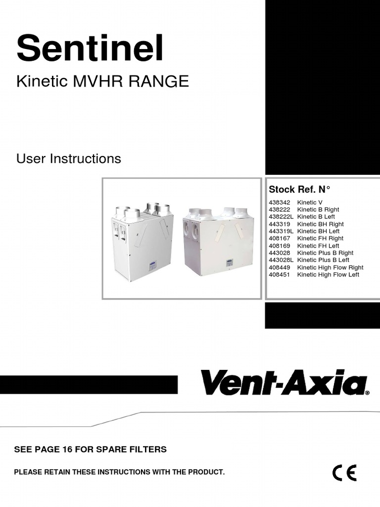 Vent Axia Manual PDF | PDF | Air Conditioning | Thermostat