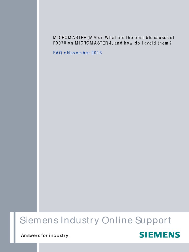 Siemens Industry Online Support | PDF | Electromagnetic Compatibility ...