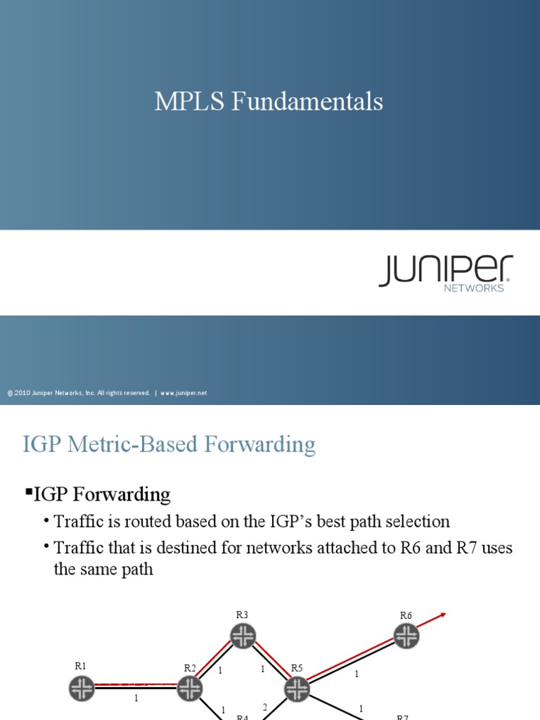 01 MPLS Fundamentals | PDF | Multiprotocol Label Switching | Networking