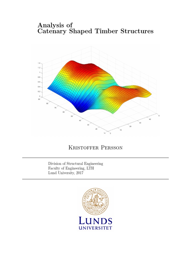 Analysis of Catenary Shaped Timber Structures PDF | PDF | Bending ...