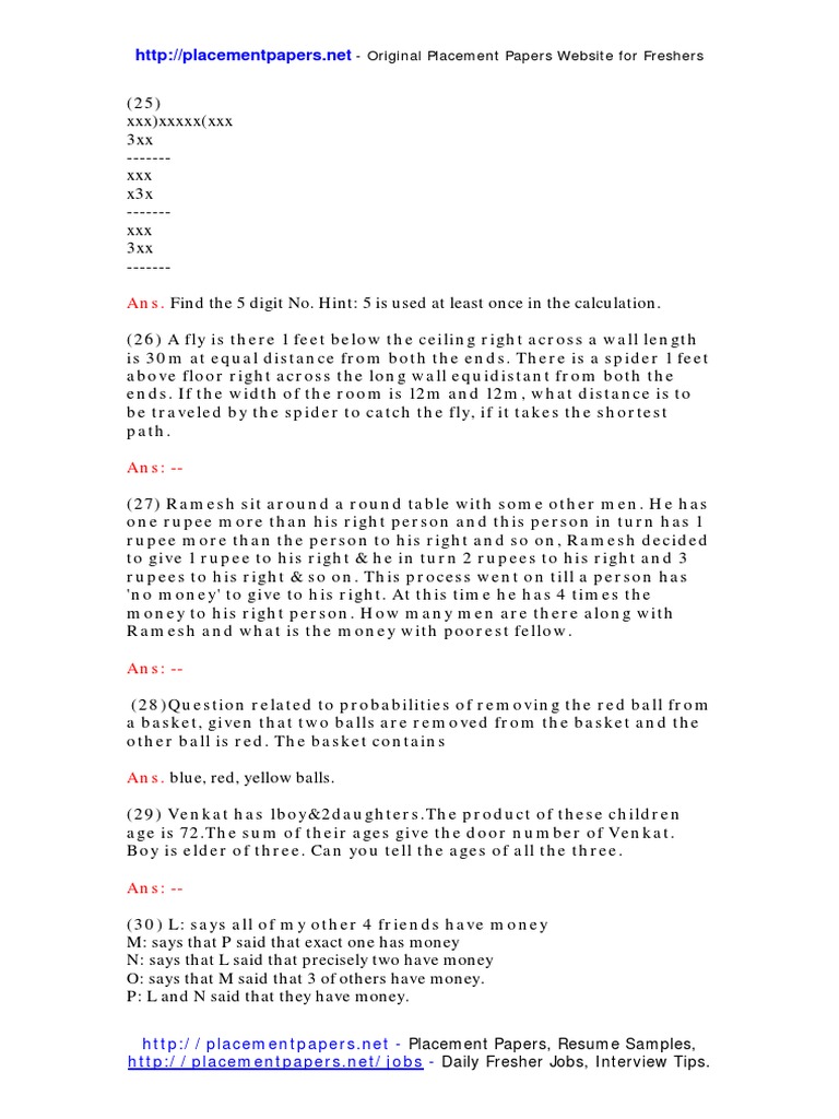 Placement Material | PDF