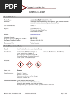 MSDS Ammonia | PDF | Ammonia | Respiratory System