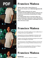 Bobby Mañosa: Champion of Filipino Architecture | PDF