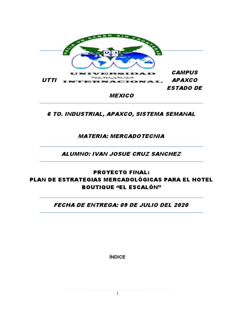 TFG-B 269 | PDF | Hotel | Marketing