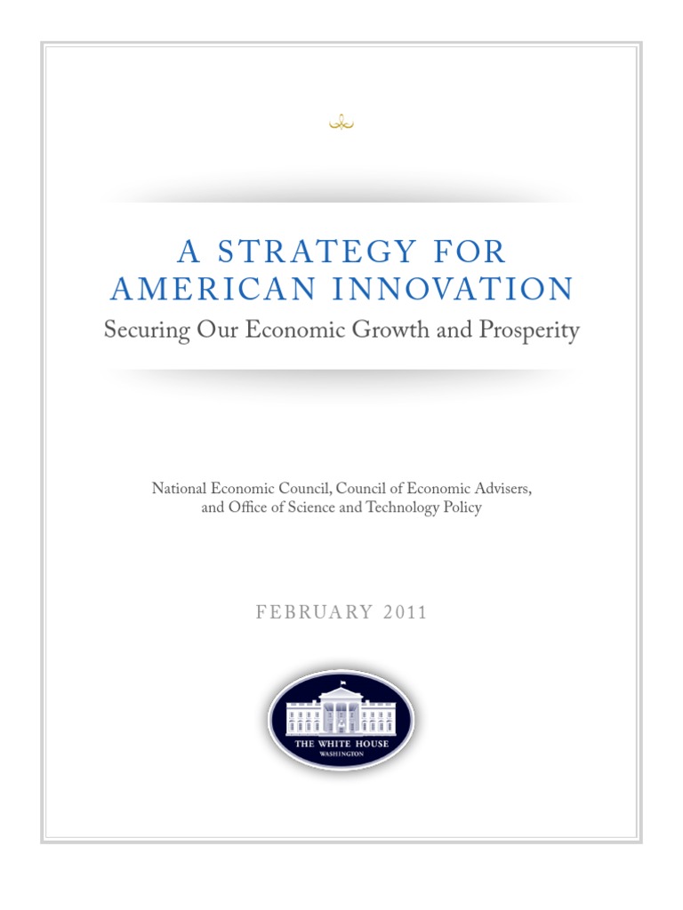 White House Innovation Strategy | PDF