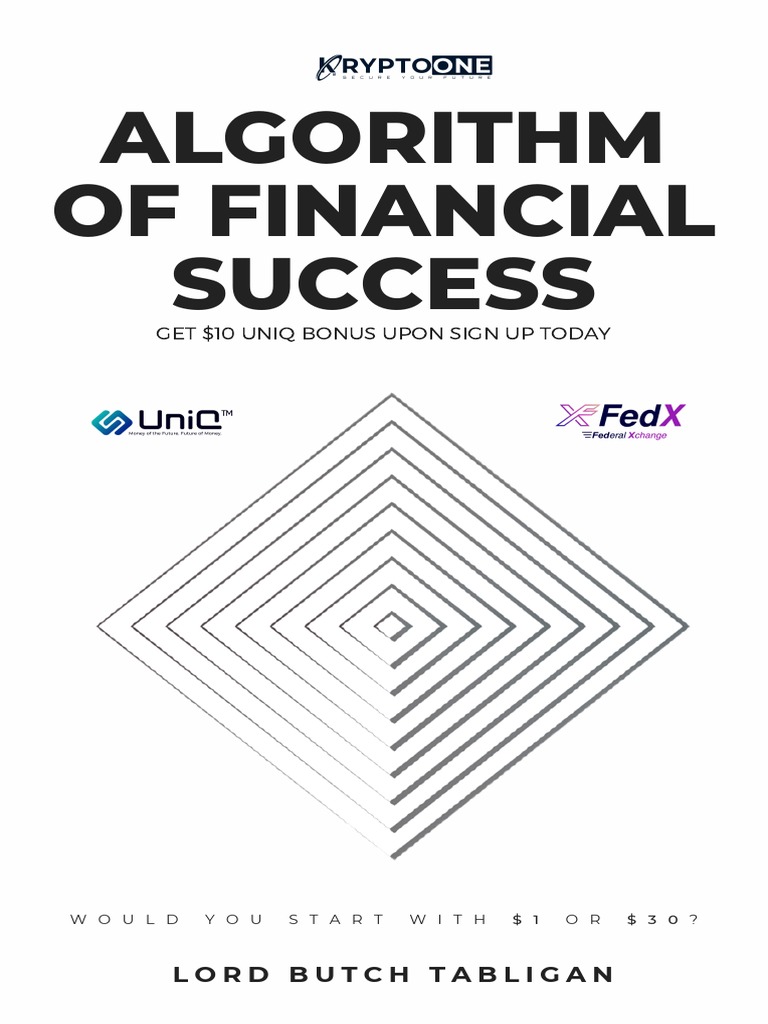 Algorithm of Success Ebook (Draft) | PDF | Financial Transaction | Bitcoin