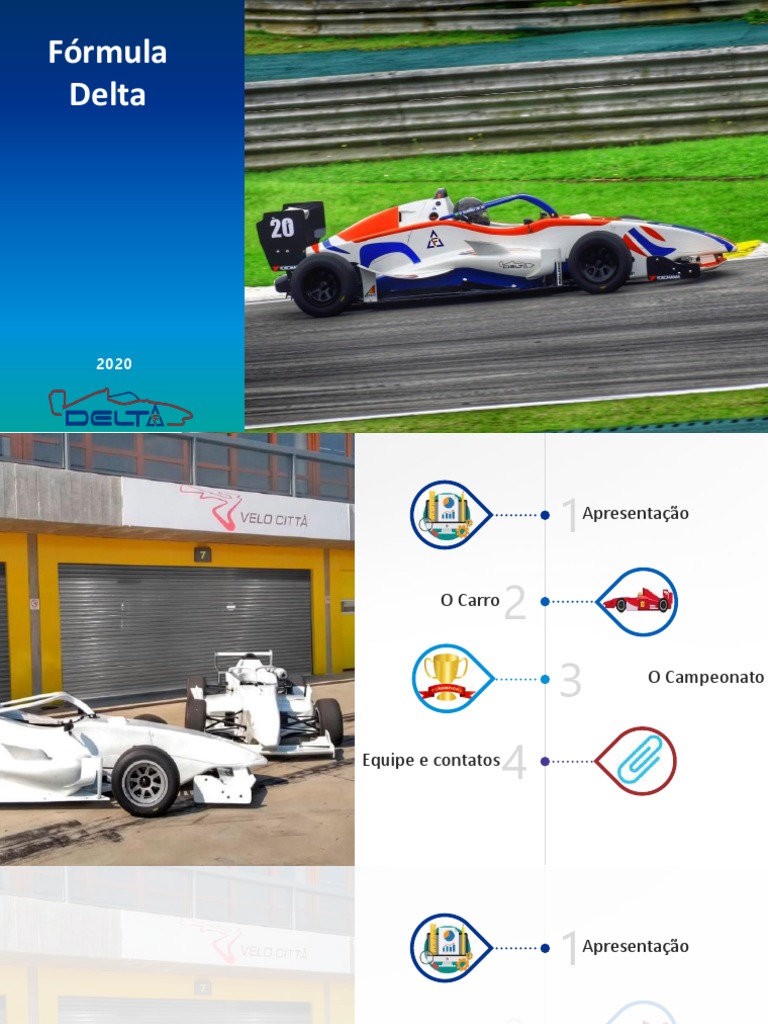 Campeonato Fórmula Delta 2020 | PDF | Corridas de automóveis | Carro