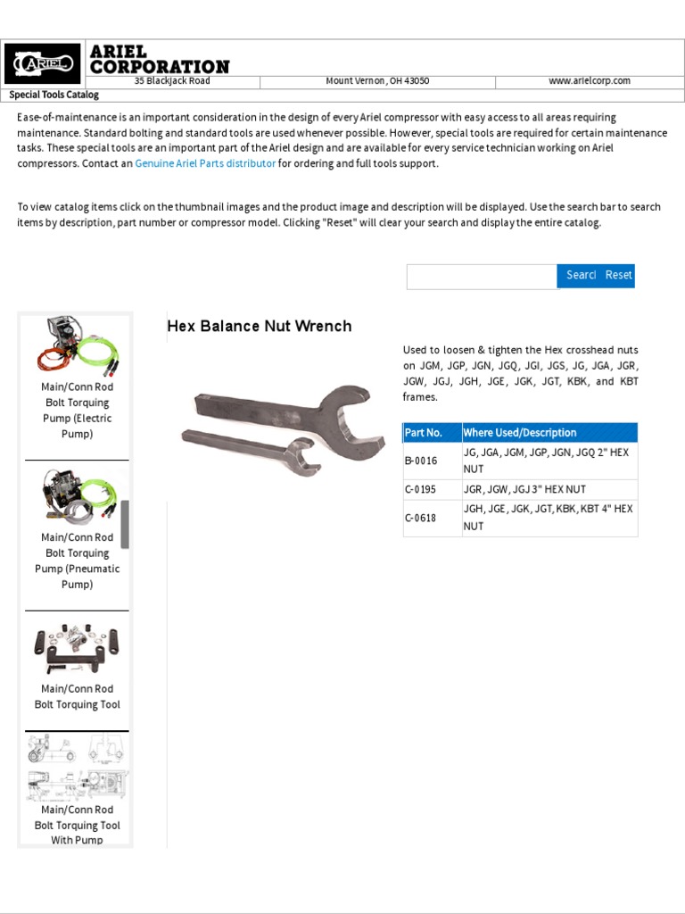 Ariel Corporation - Arielcorp - Com11 | PDF | Nut (Hardware) | Screw