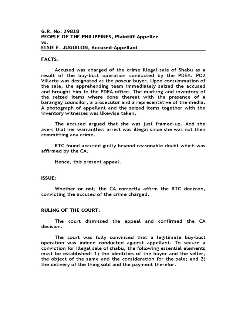 3-W PP Vs Juguilon | PDF