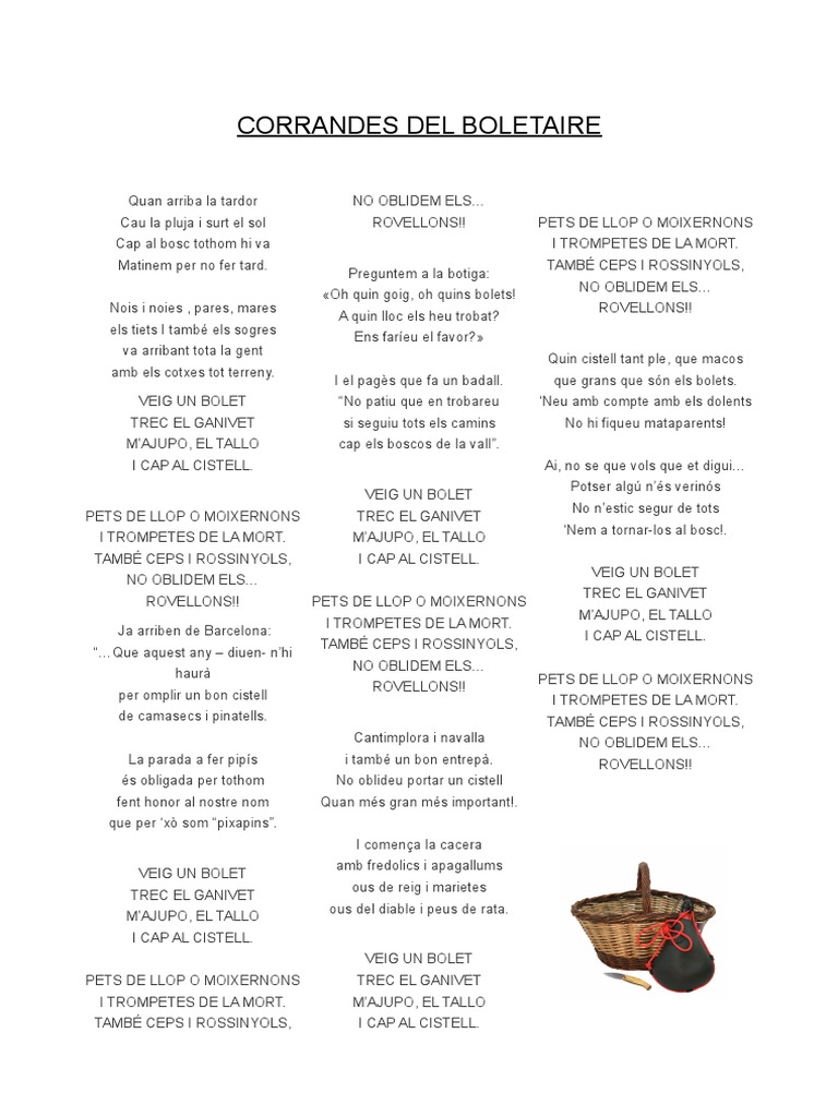 Corrandes Del Boletaire PDF | PDF