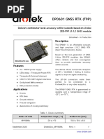 Sirius RTK GNSS Rover Datasheet | PDF | Computer Engineering | Computing
