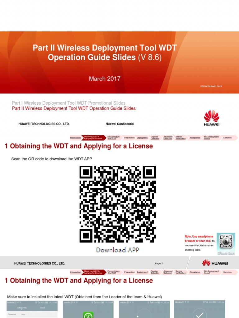 WDT 8 6 Operation Guide Slides (For SBC) - V2 1 - 2 | PDF | Qr Code ...