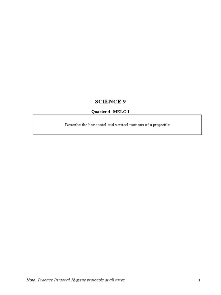Science-9-QUARTER 4 | PDF | Mechanical Engineering | Physics