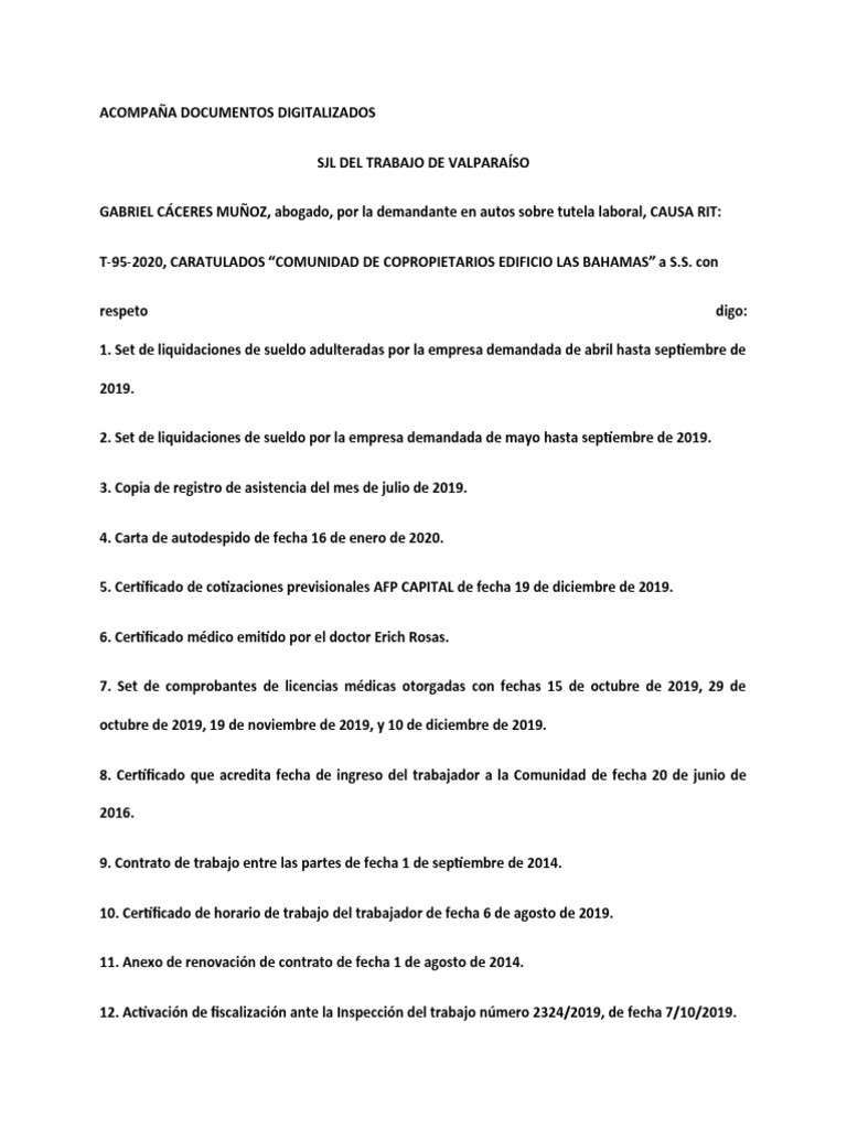 Acompaña Documentos Digitalizados | PDF