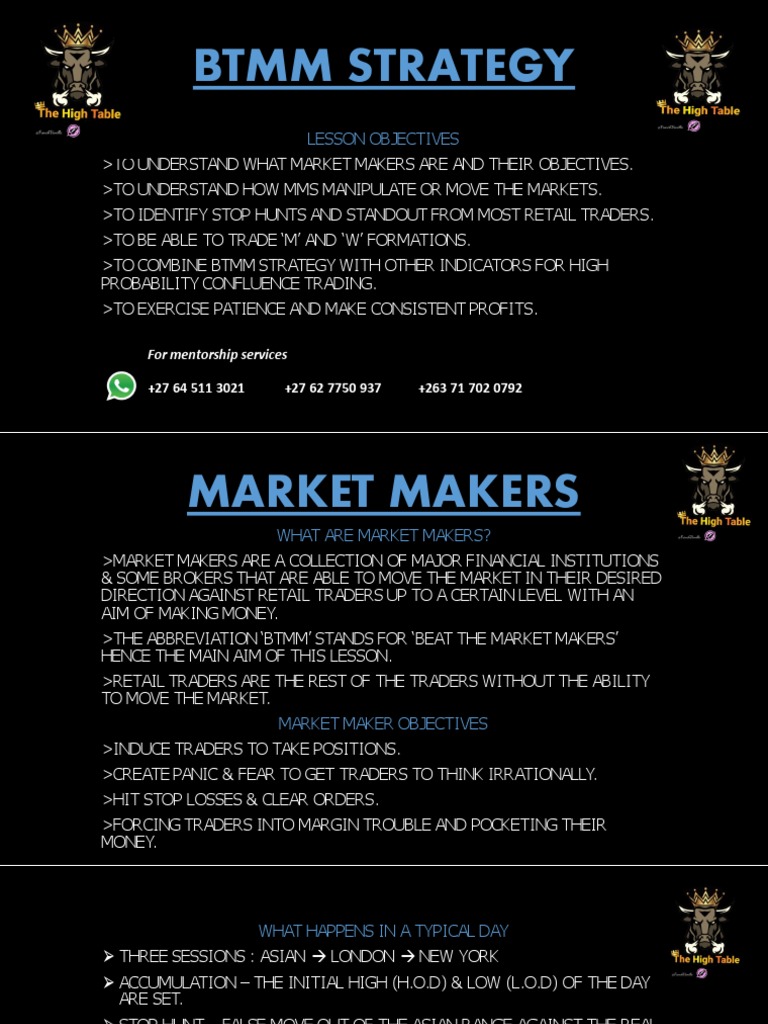 BTMM Simplified | PDF | Market Trend | Microeconomics