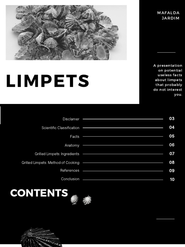 Grilled Limpets: Cooking Guide | PDF