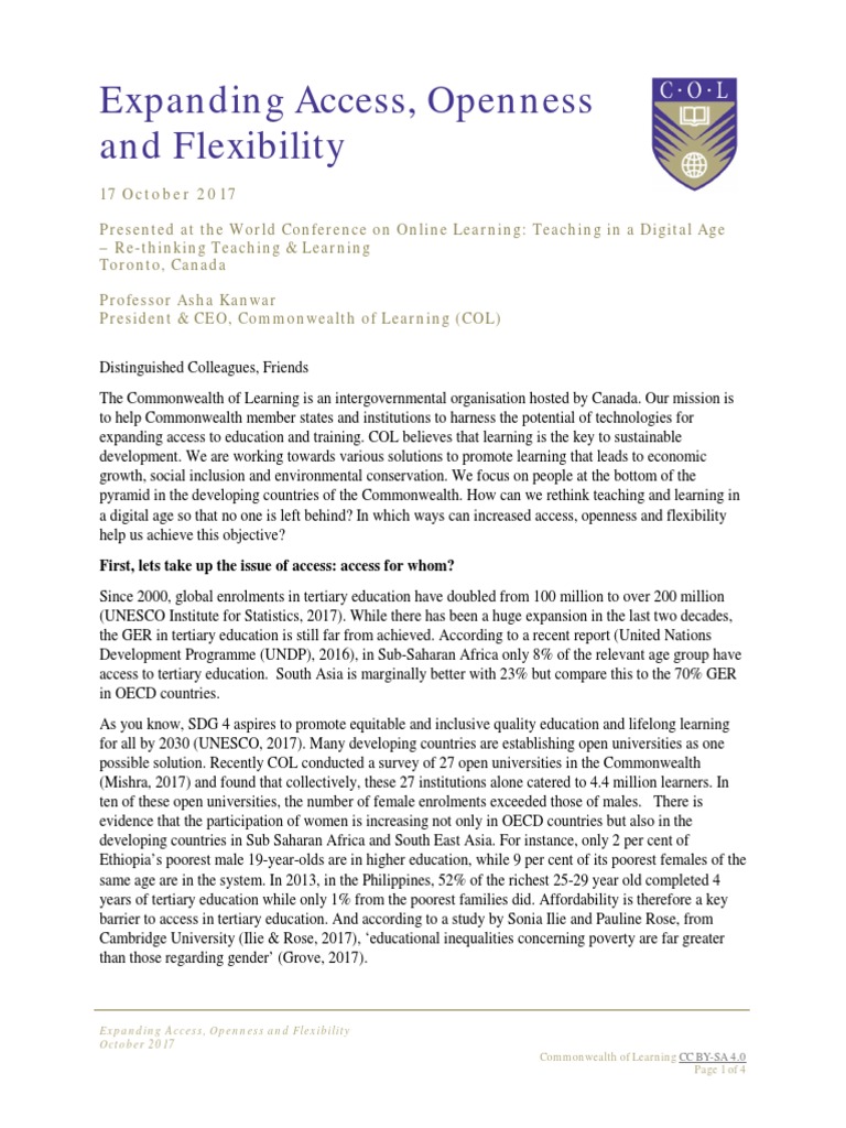 Expanding Access to Education Online | PDF | Internet Access | Poverty