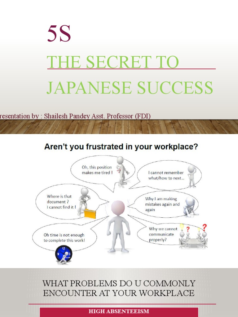 5S PPT by Shailesh | PDF | Safety | Economies