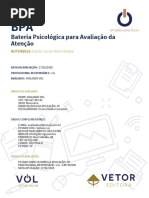 Aula - Teste Dos Cinco Dígitos - FDT | PDF | Córtex cerebral | Tempo