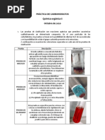 Reaccion de Molish | PDF | Carbohidratos | Reacciones químicas