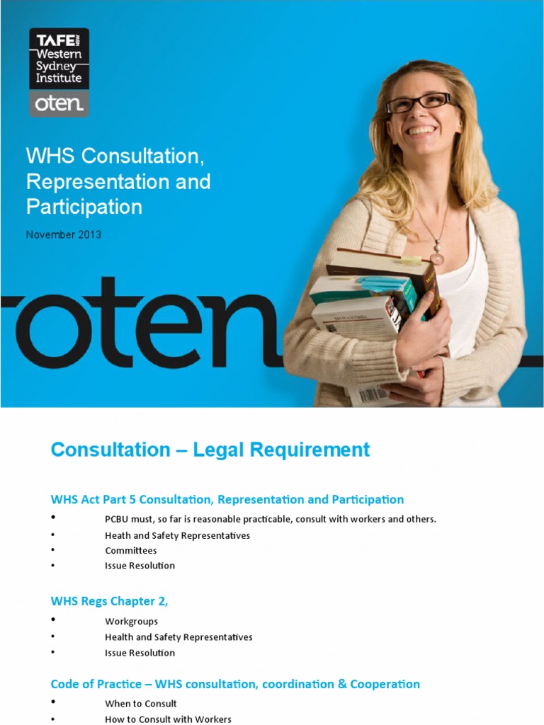 WHS Consultation and Participation Guide | PDF | Occupational Safety ...
