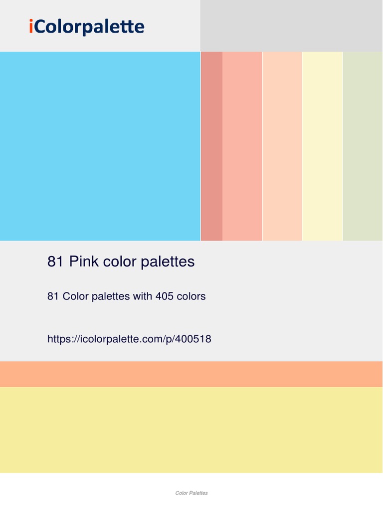 81 Pink Color Palettes 1 - 400518 | PDF | Chess | Chess Theory
