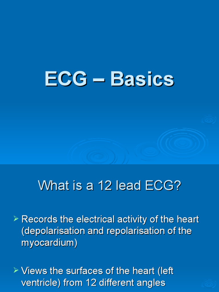 Ecg LP 1 | PDF | Electrocardiography | Electrophysiology