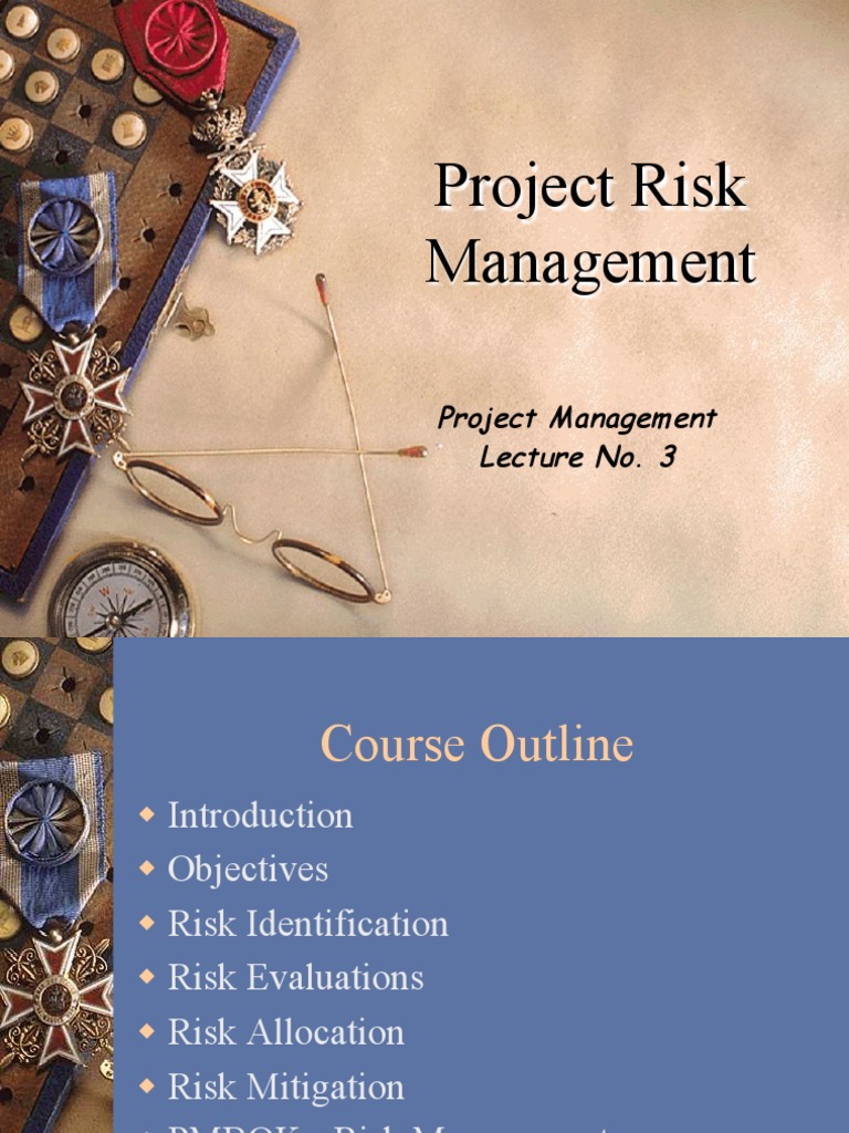 AJi PM - 3 Project Risk Management | PDF | Risk Management | Risk