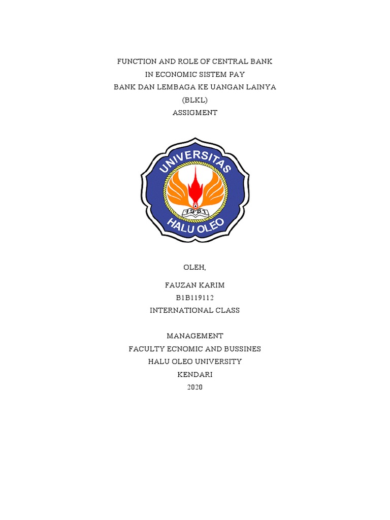 Central Bank Functions in Indonesia | PDF | Exchange Rate | Indonesian ...