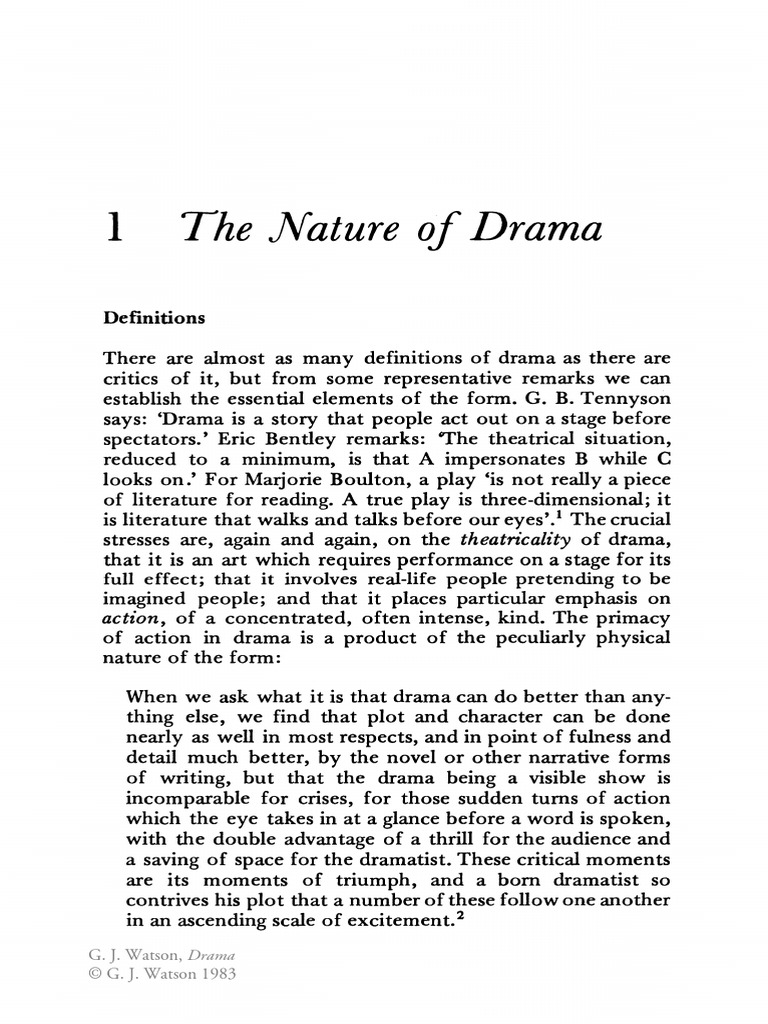 The Nature of Drama: Theatricality | PDF | Rituals | Religion And Belief