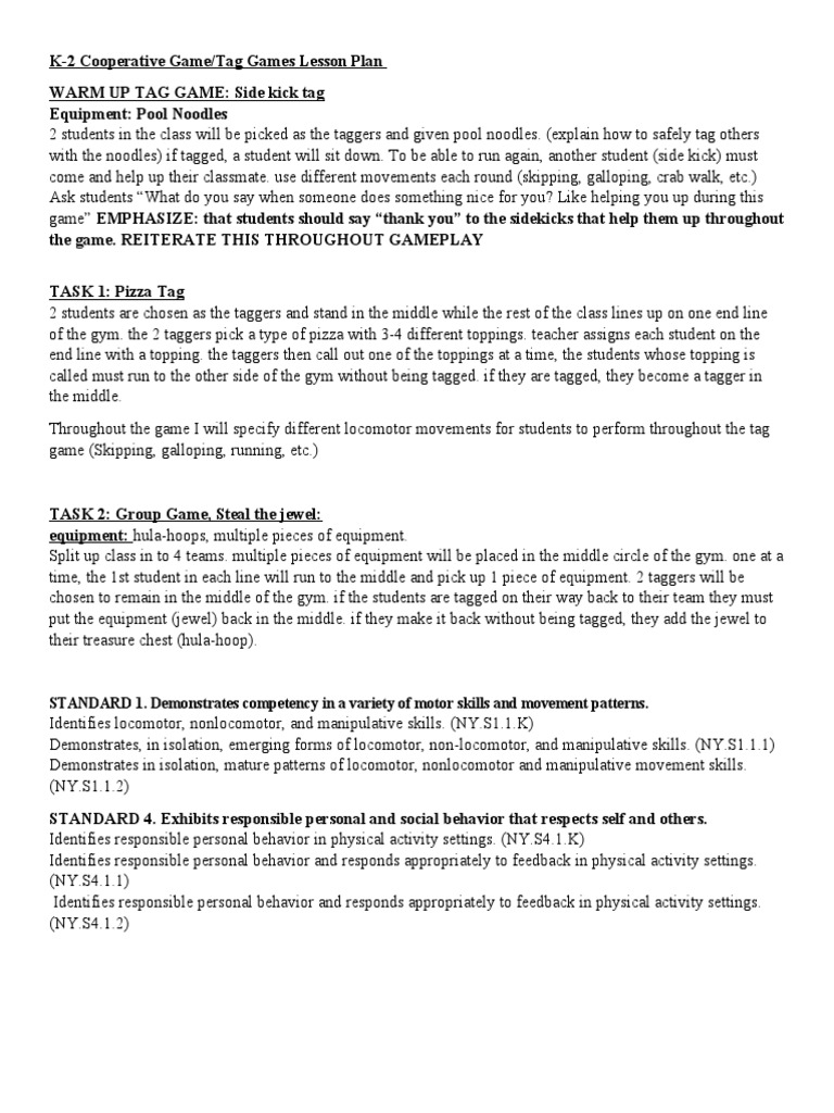 k-2 Lesson Plans | PDF | Psychological Concepts | Cognition