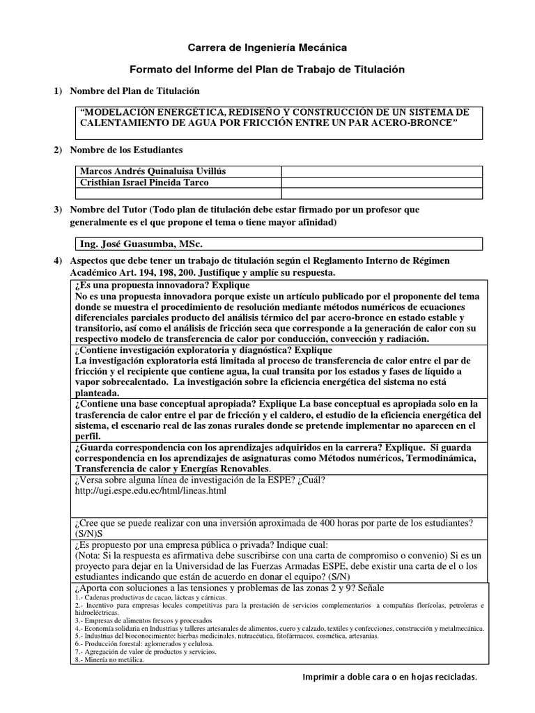 Modelacion Par de Friccion PDF | PDF | Conduccion termica | Calor