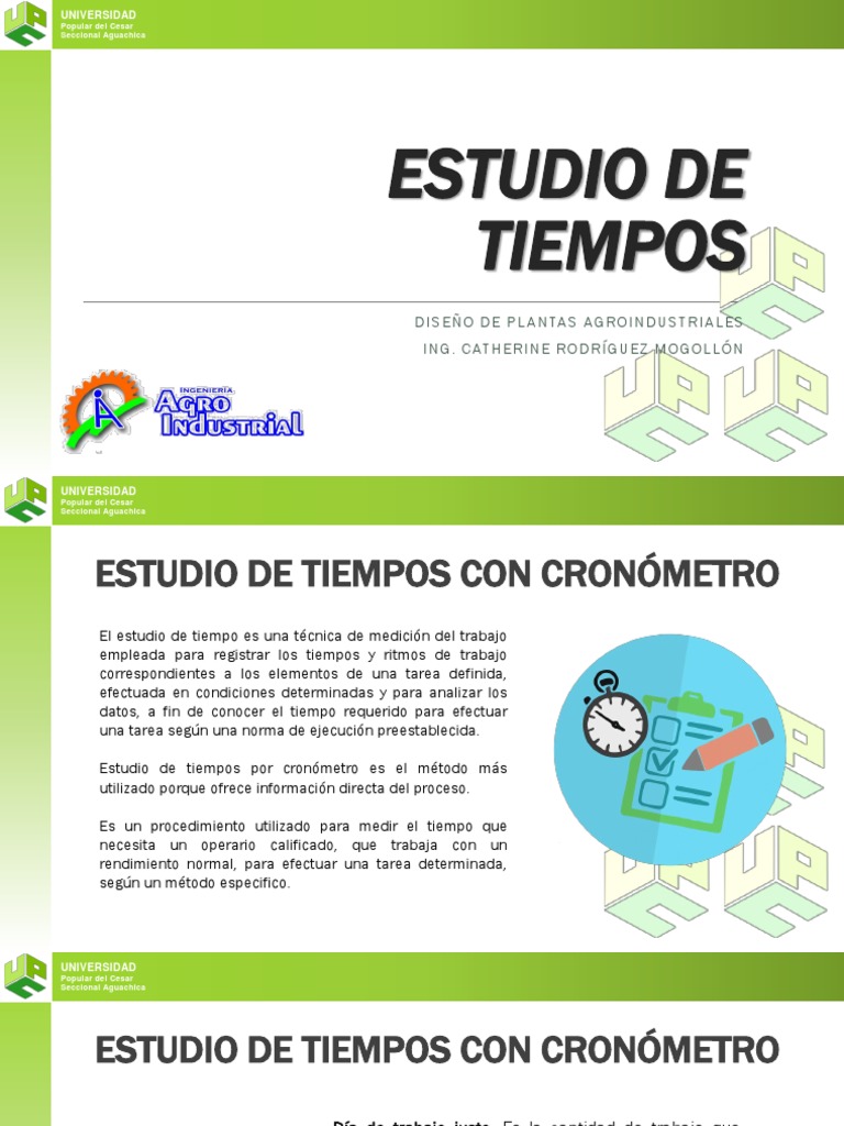 Estudio De Tiempos Pdf Pdf Ritmo Aprendizaje